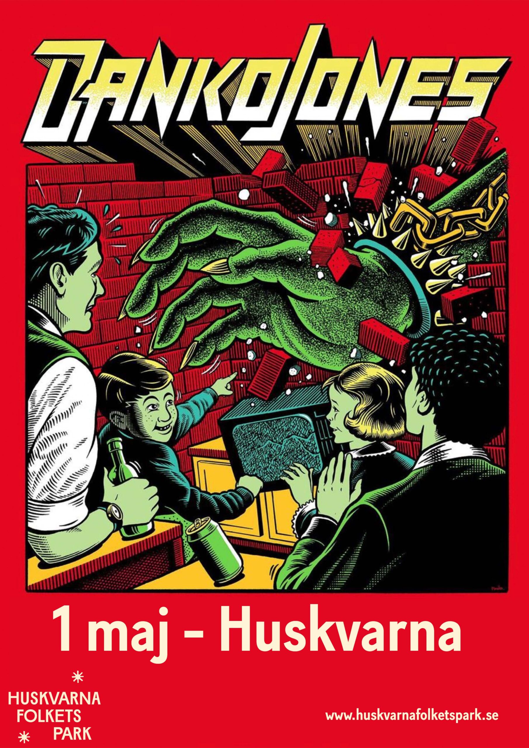 Danko Jones + support: The Headlines - Huskvarna Folkets Park